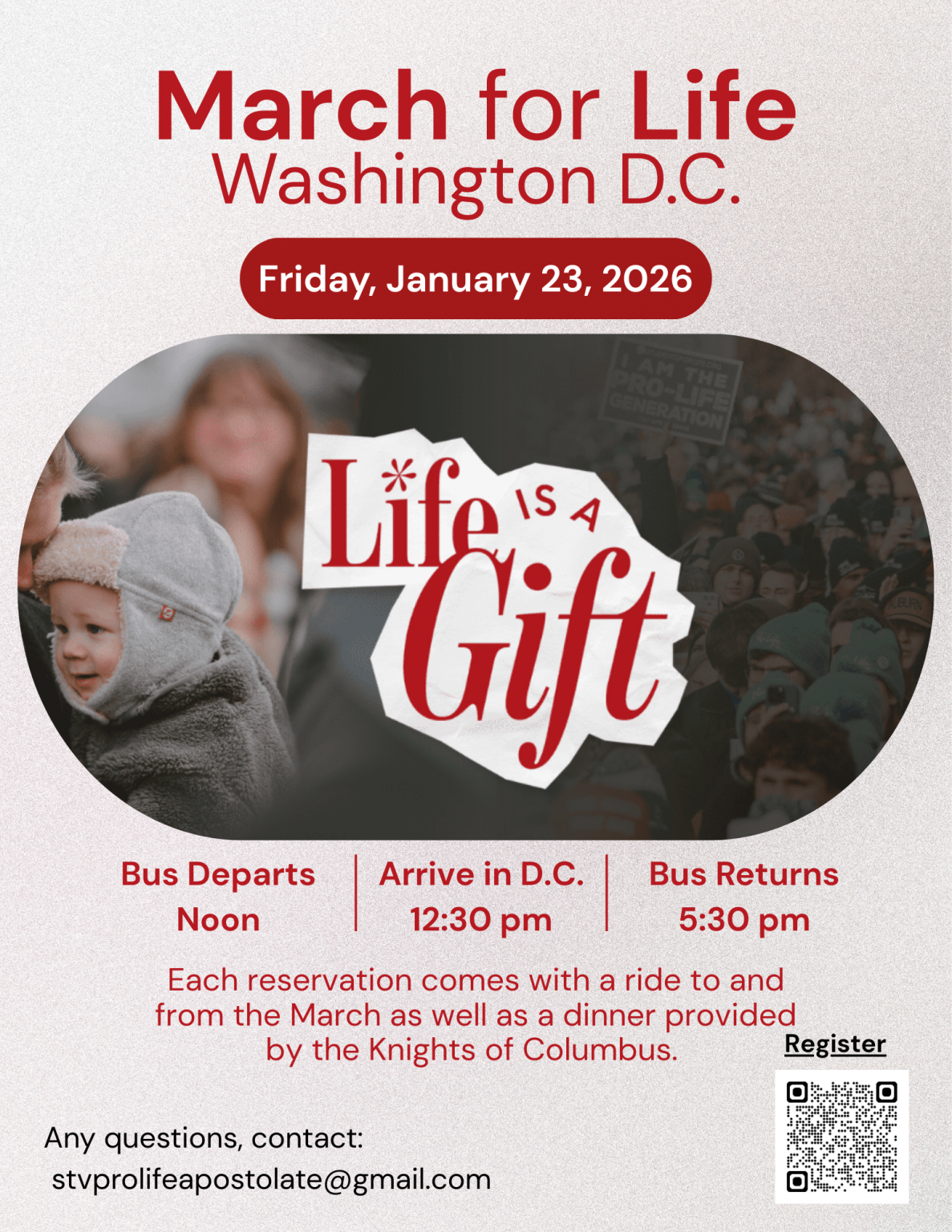National March for Life : Saint Veronica Catholic Church