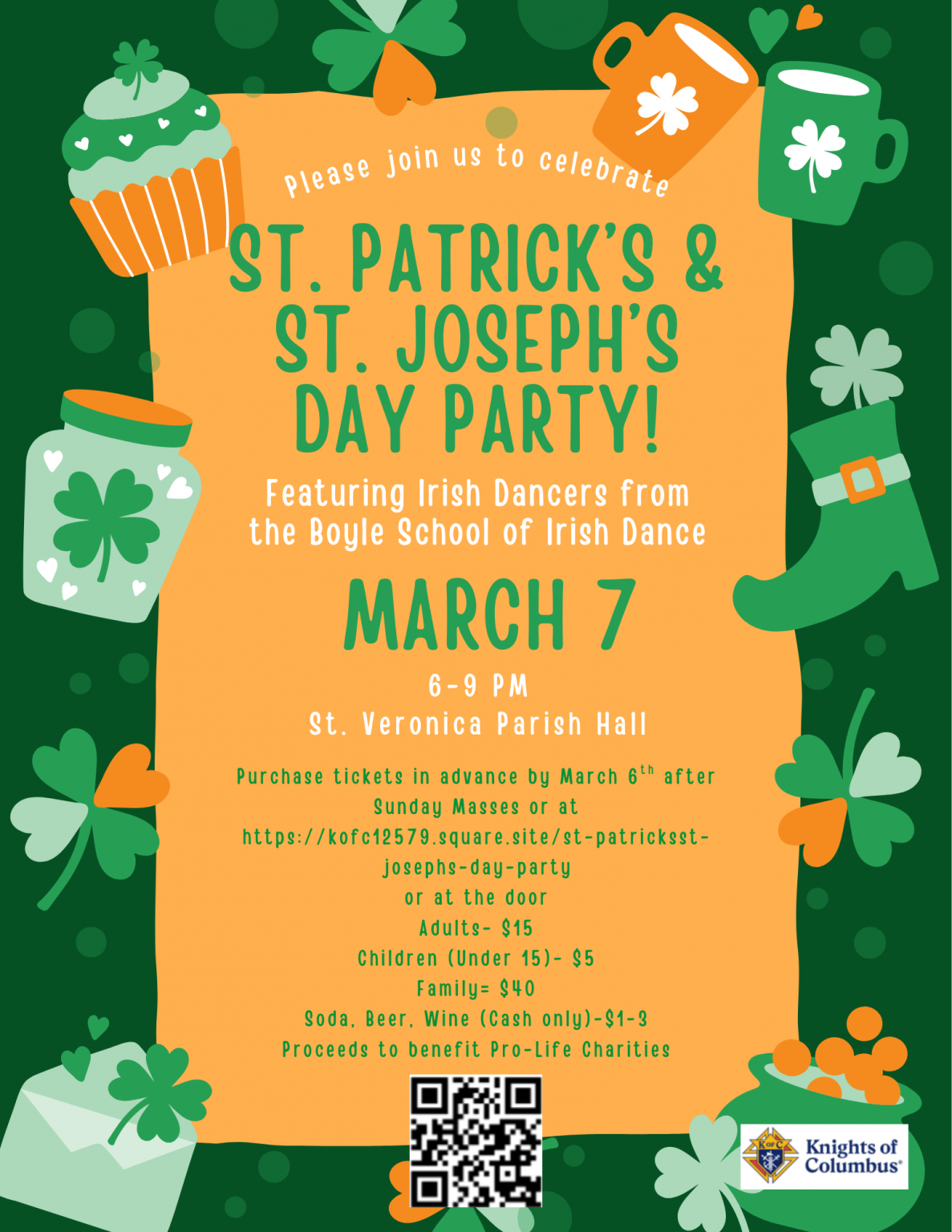 St Patricksst Josephs Day Party Saint Veronica Catholic Church 7496